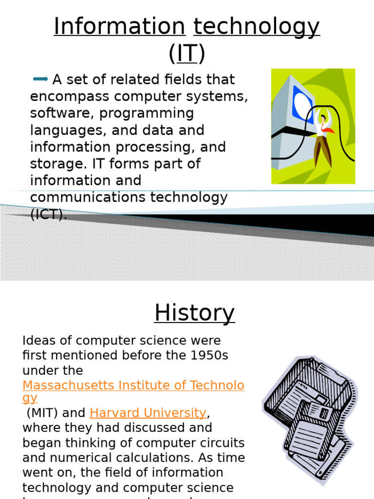 Information Technology (IT) | PDF | Information Technology | Computing