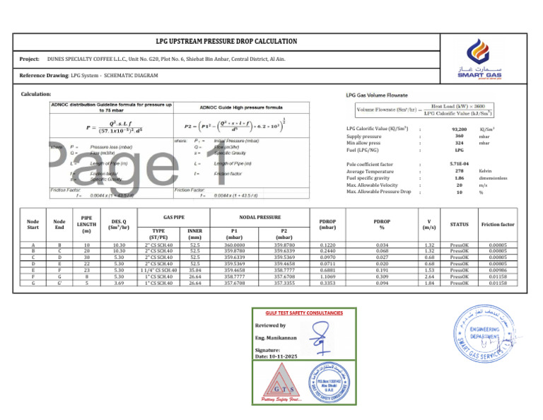 LPG Pressure Drop Calculation Upstream | PDF | Liquefied Petroleum Gas ...
