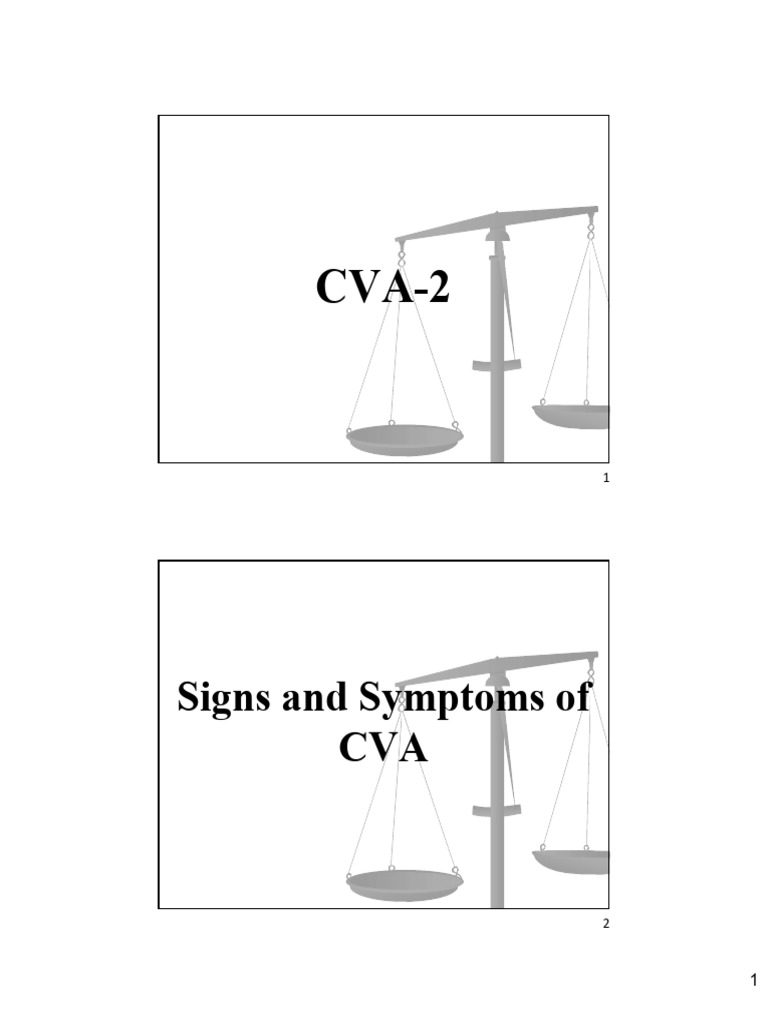 Cva-2 | PDF | Aphasia | Stroke