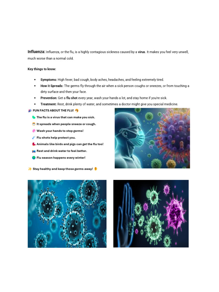 Understanding Influenza: Symptoms & Prevention | PDF