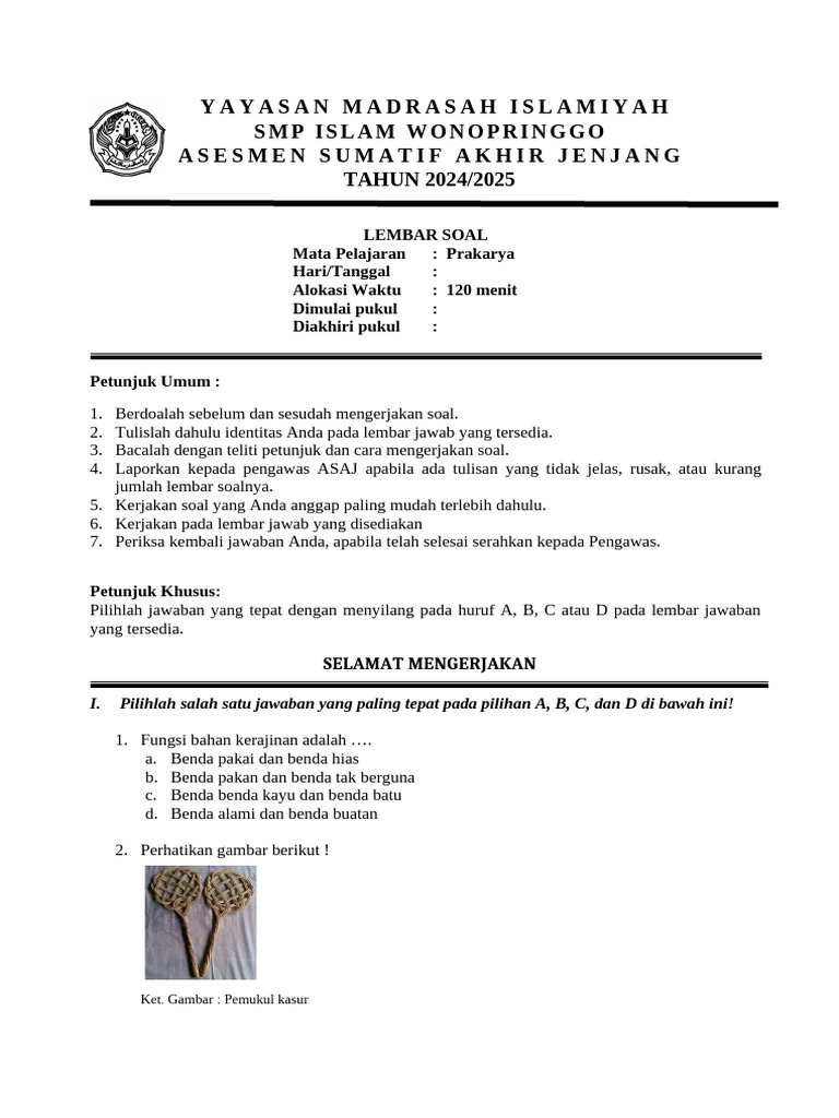 Saj Prakarya Asli | PDF