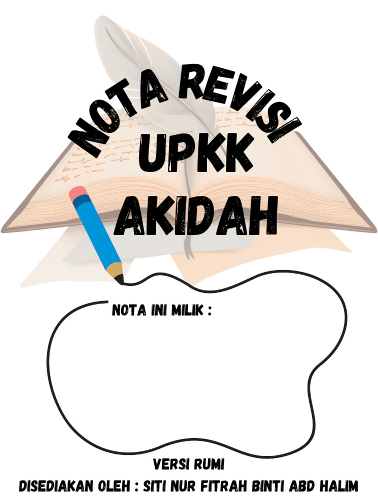 Nota Upkk Aqidah (Rumi) | PDF