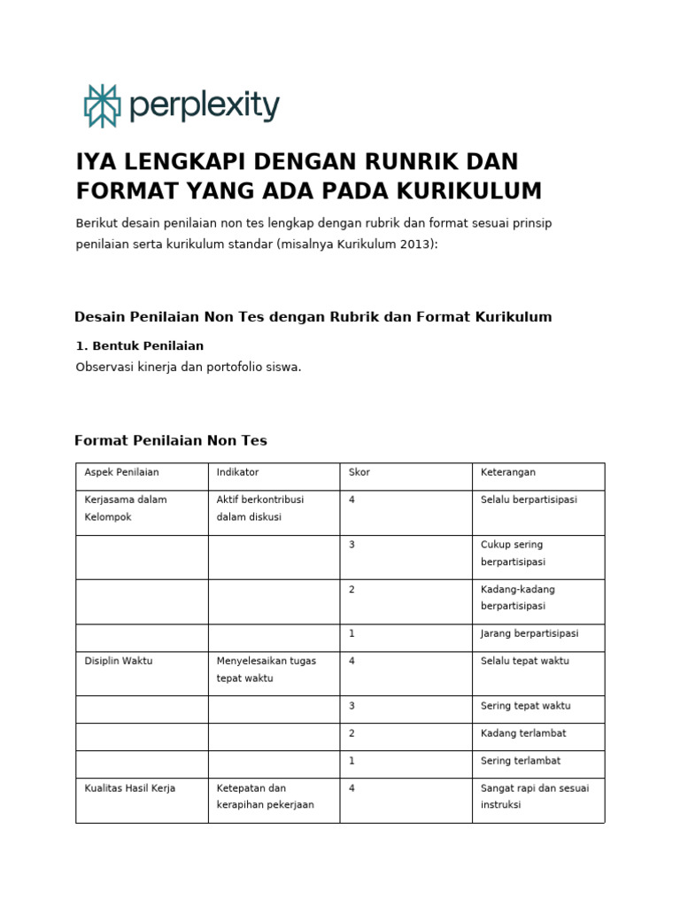Iya Lengkapi Dengan Runrik Dan Format Yang Ada Pad | PDF
