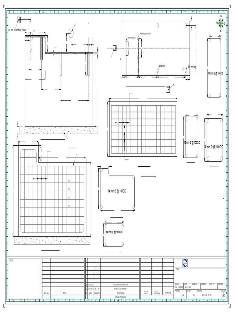 Pump 29-Gmc11-c Foundation Details - 103a Gas Plant-Drawing | PDF ...