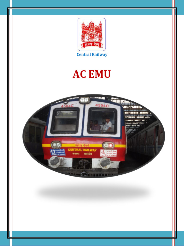 AC EMU Technical Manual and Troubleshooting Guide | PDF | Relay | Rectifier
