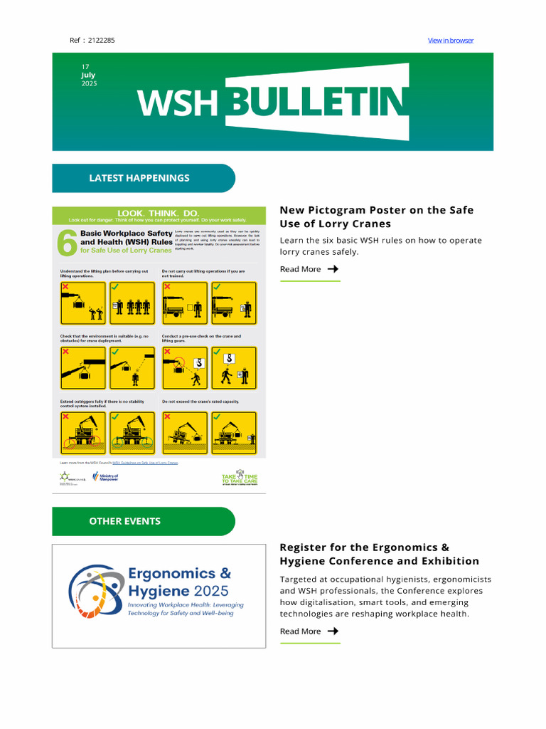 WSH Bulletins | PDF