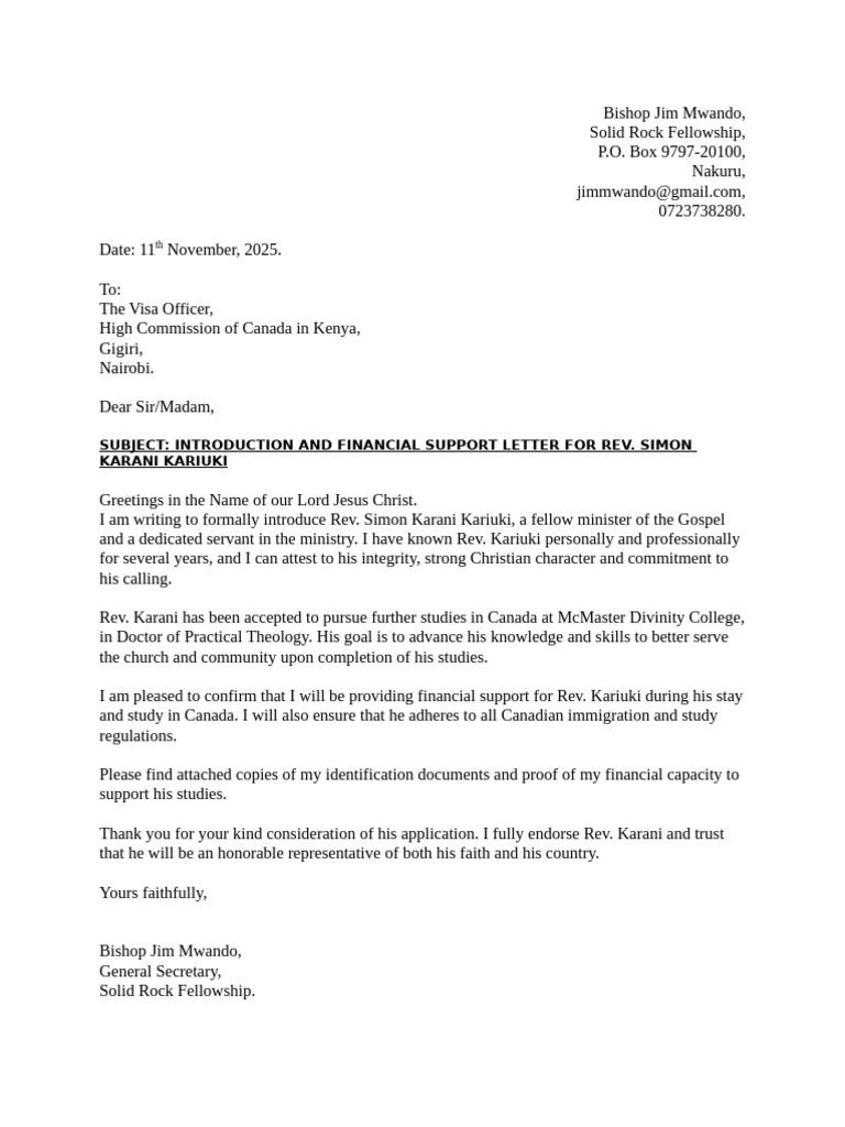 Consent Letter Draft | PDF