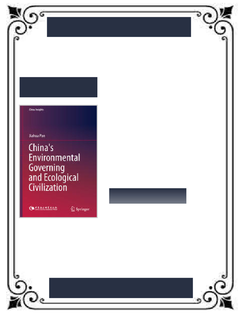 China S Environmental Governing and Ecological Civilization 1st Edition ...