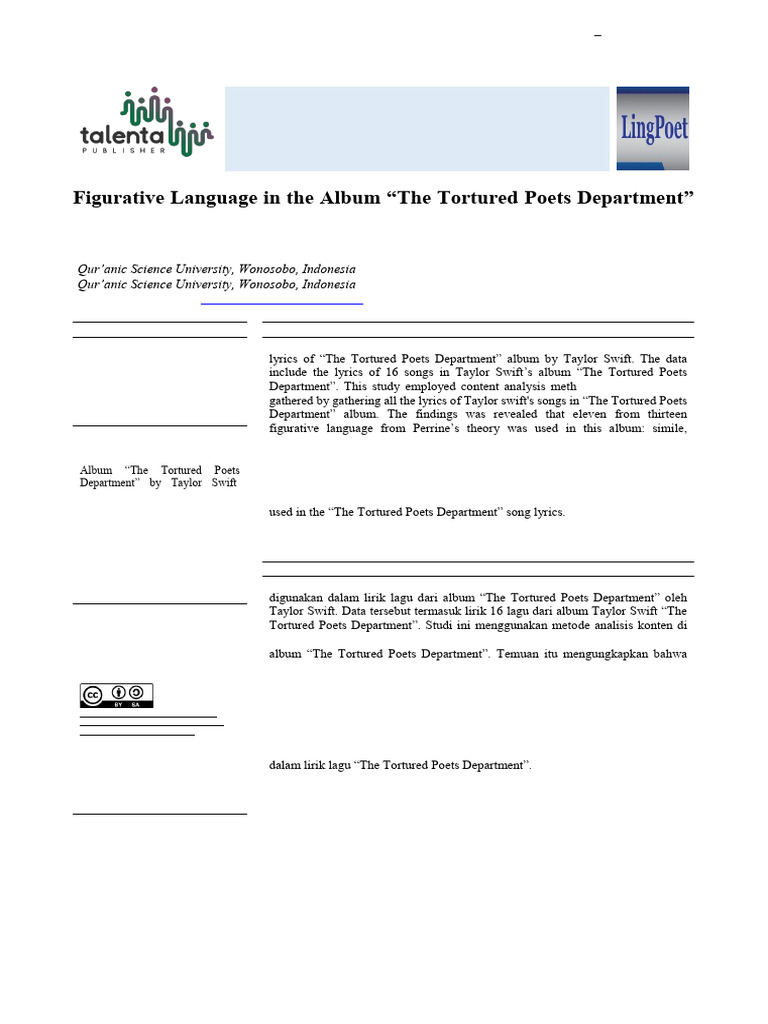 Taylor Swift | PDF | Metaphor