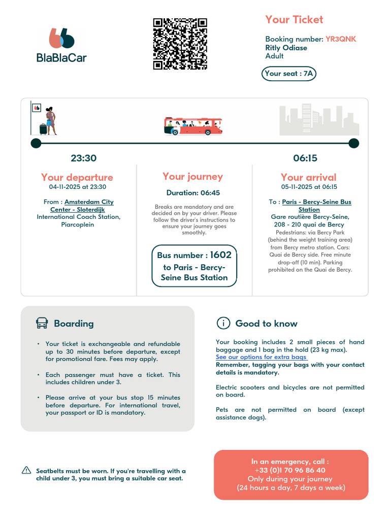 Omio Print Tickets YR3QNK | PDF | Land Transport | Public Transport