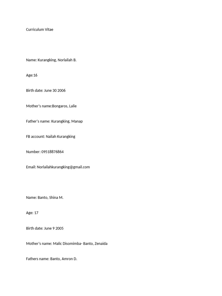 Curriculum Vita-WPS Office | PDF