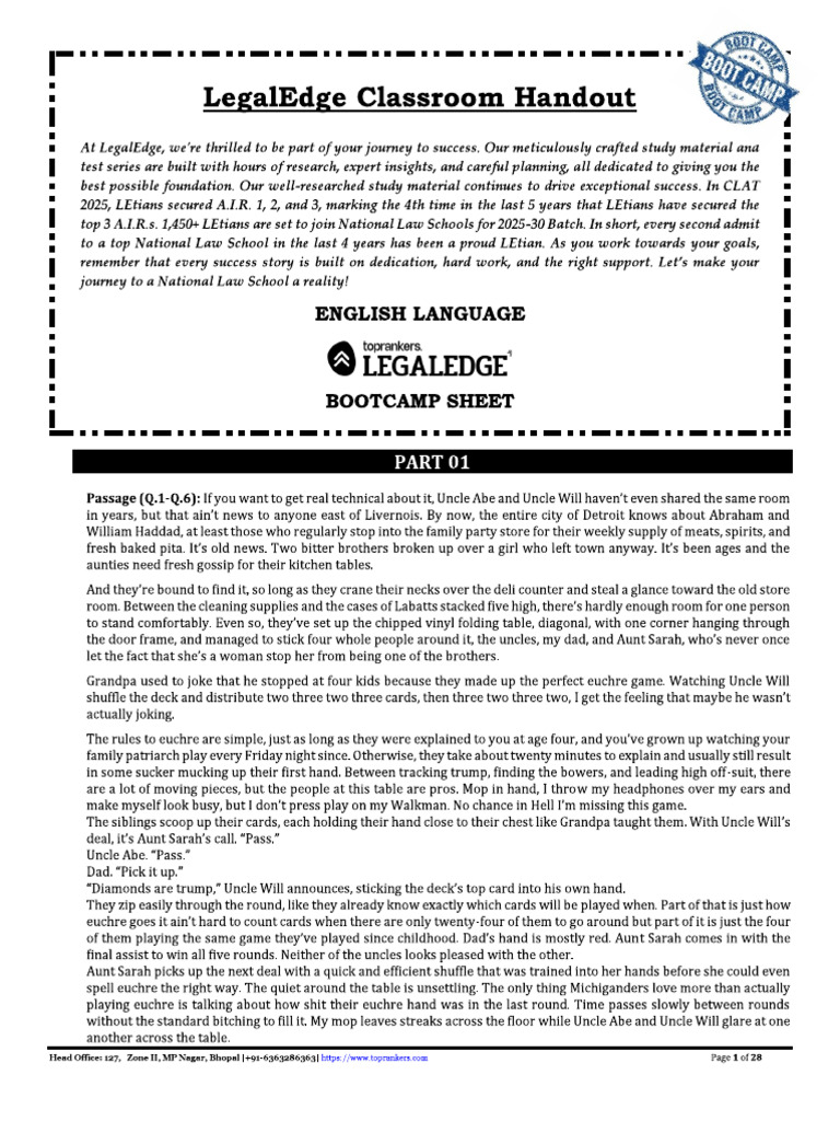 Bootcamp Classroom Sheet English - Questions - Curves | PDF