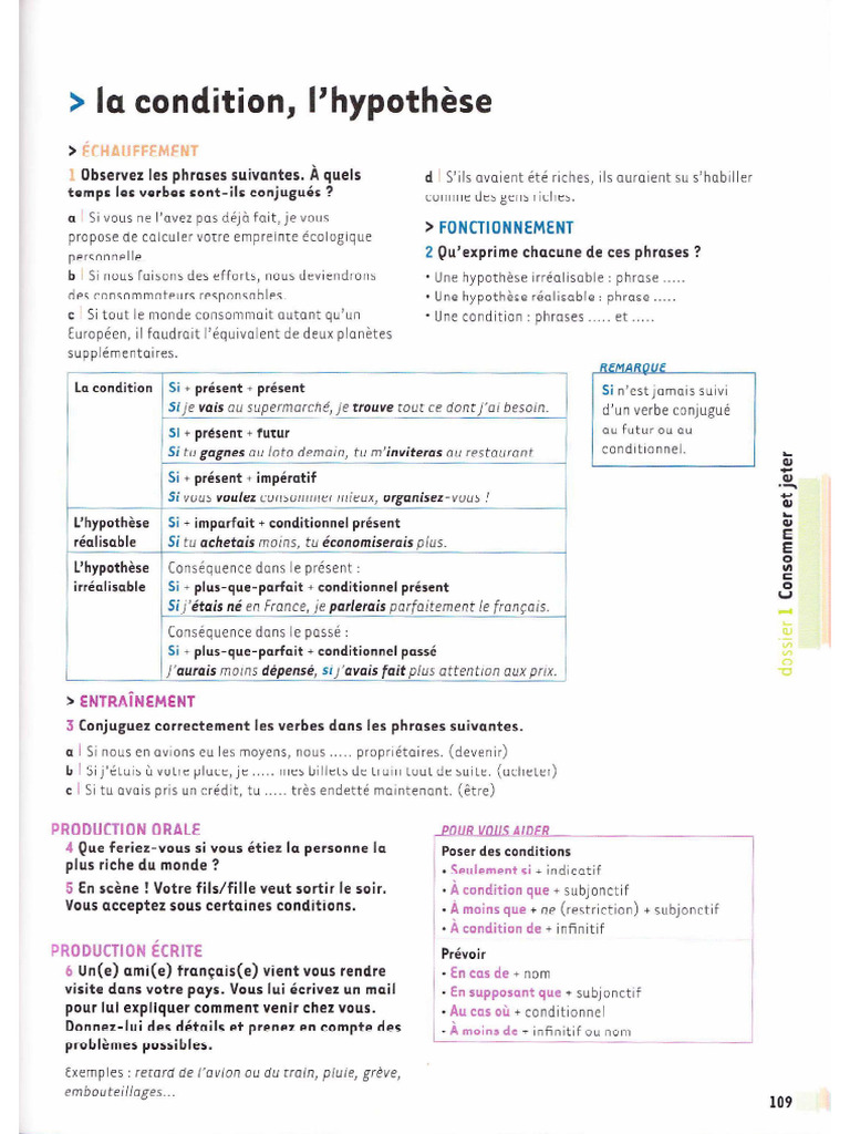 Condition Et Hypothese EB1 | PDF