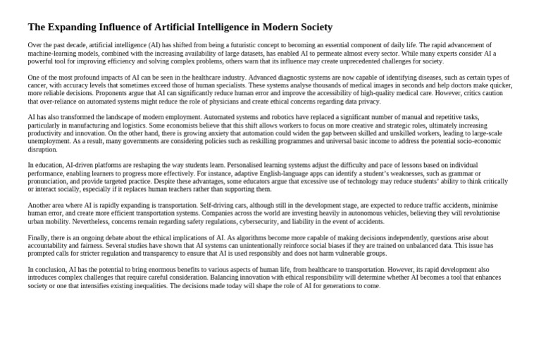 AI For Generations | PDF | Artificial Intelligence | Intelligence (AI) & Semantics