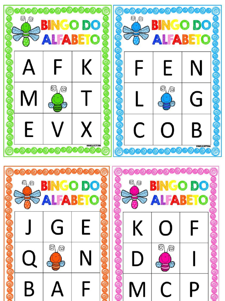 Bingo Do Alfabeto | PDF