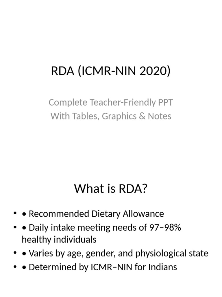 RDA India 2020 Updated Complete | PDF