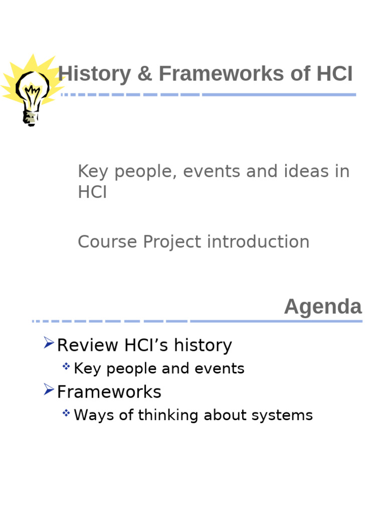 Com 410 History of Hci | PDF | Graphical User Interfaces | Personal ...