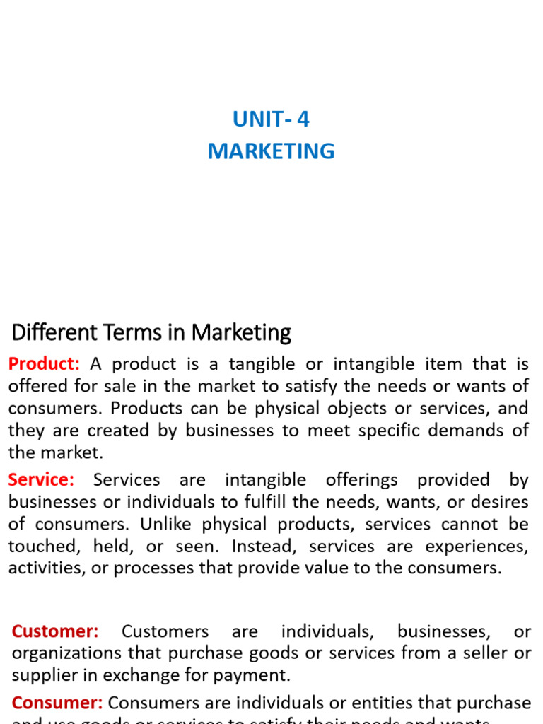 Unit 4. Marketing | PDF | Pricing | Marketing