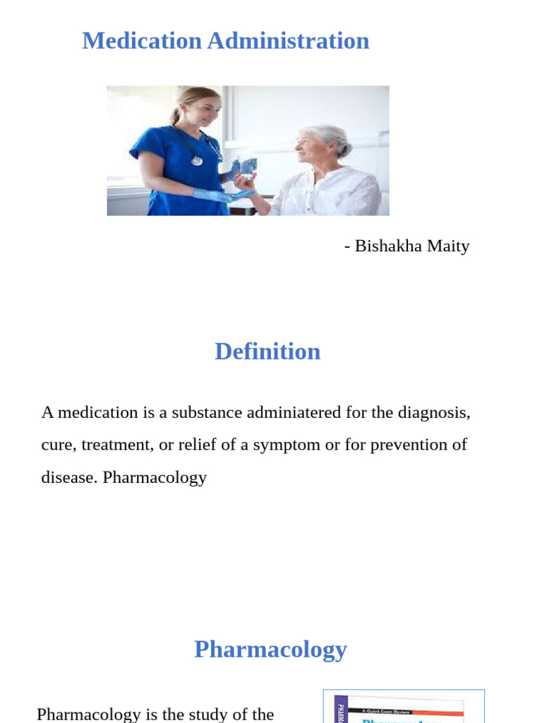 Medication Administration Principles and Practices | PDF | Injection ...