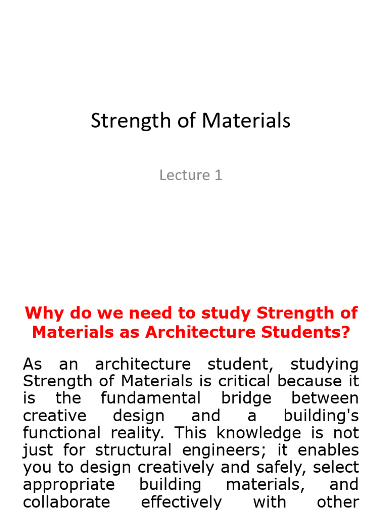 Strength of Materials Part 1 | PDF | Strength Of Materials | Bridge