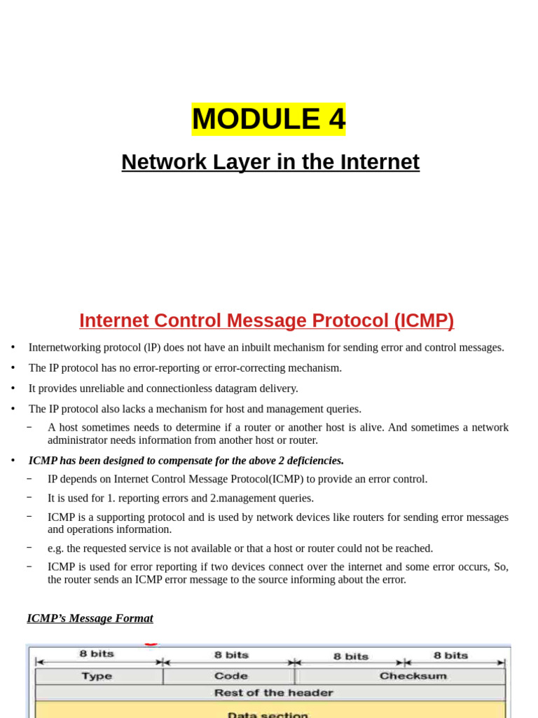 CN Module 4 Full Notes | PDF | Ip Address | Computer Network