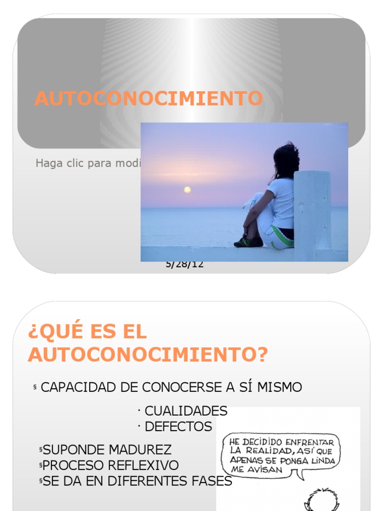 Autoconocimiento Pdf Psicología Clínica Metafísica De La Mente