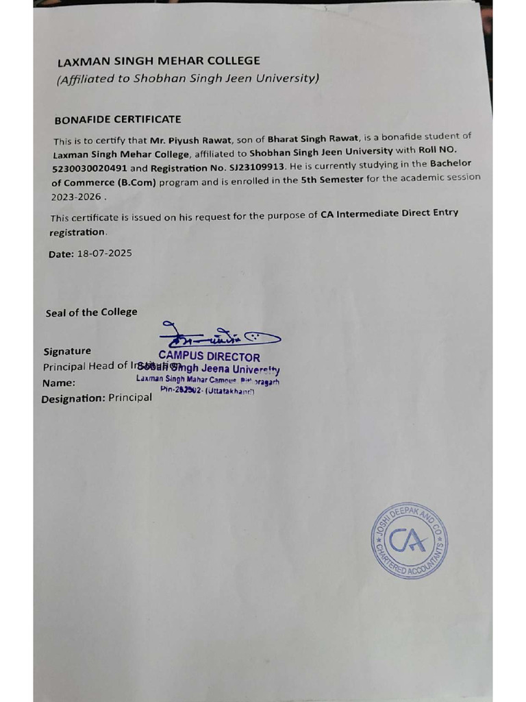 Mark Sheet | PDF