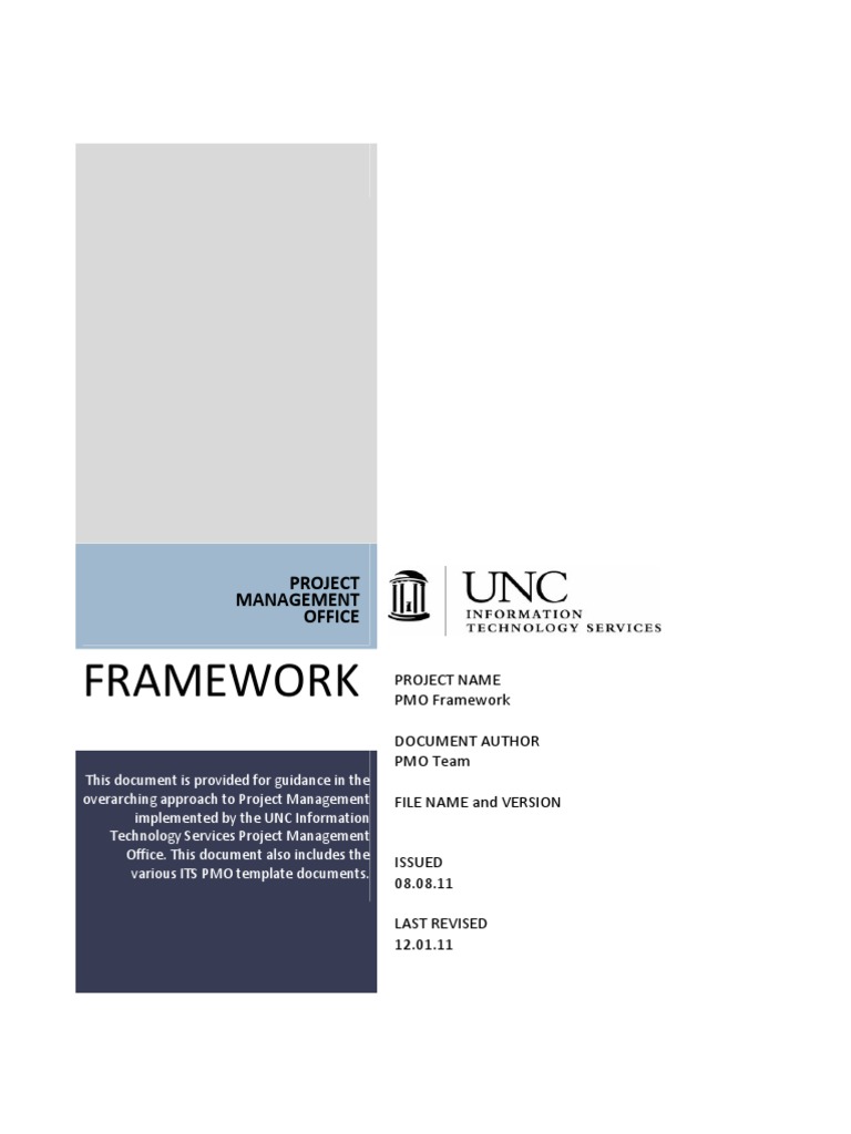 Framework PMO Best | PDF | Share Point | Project Management