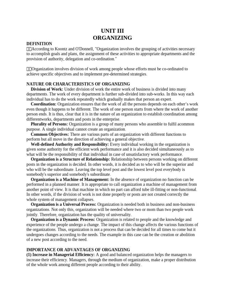 Pom Unit III Notes | PDF | Recruitment | Employment