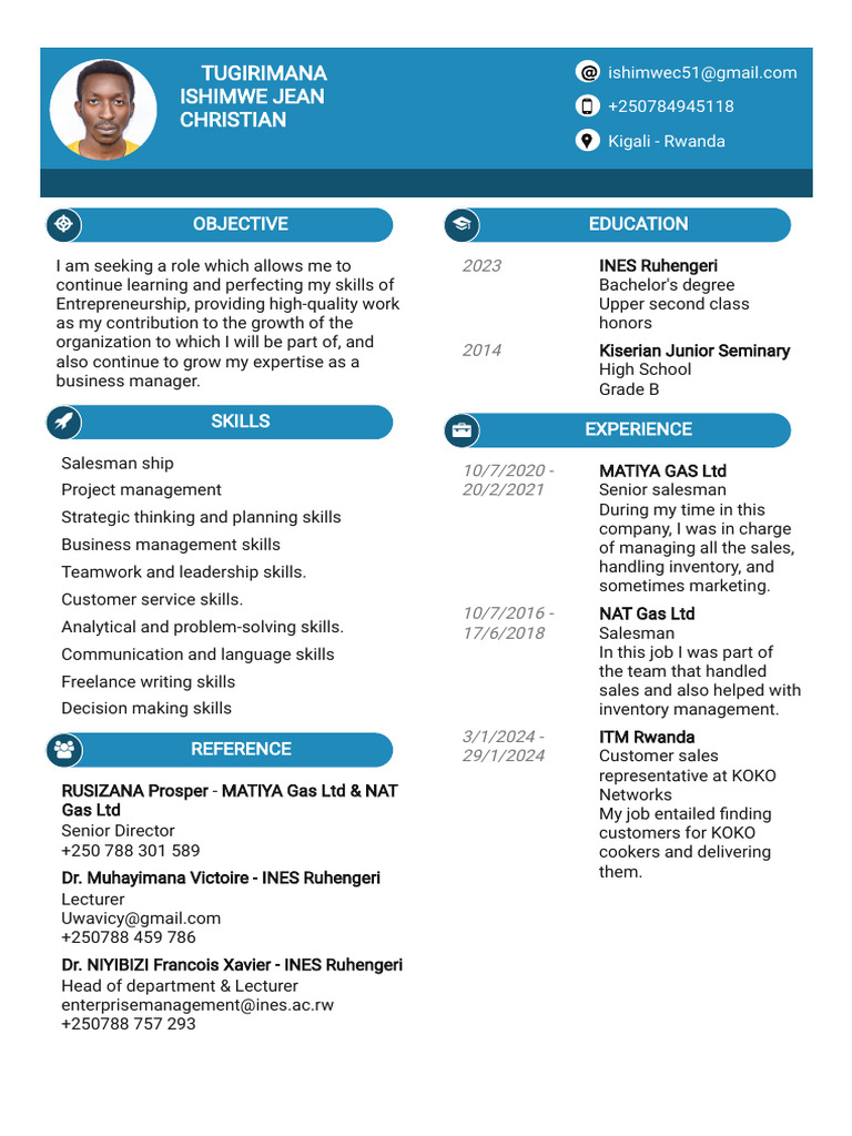 CV 2024 Updated | PDF | Business Economics | Business
