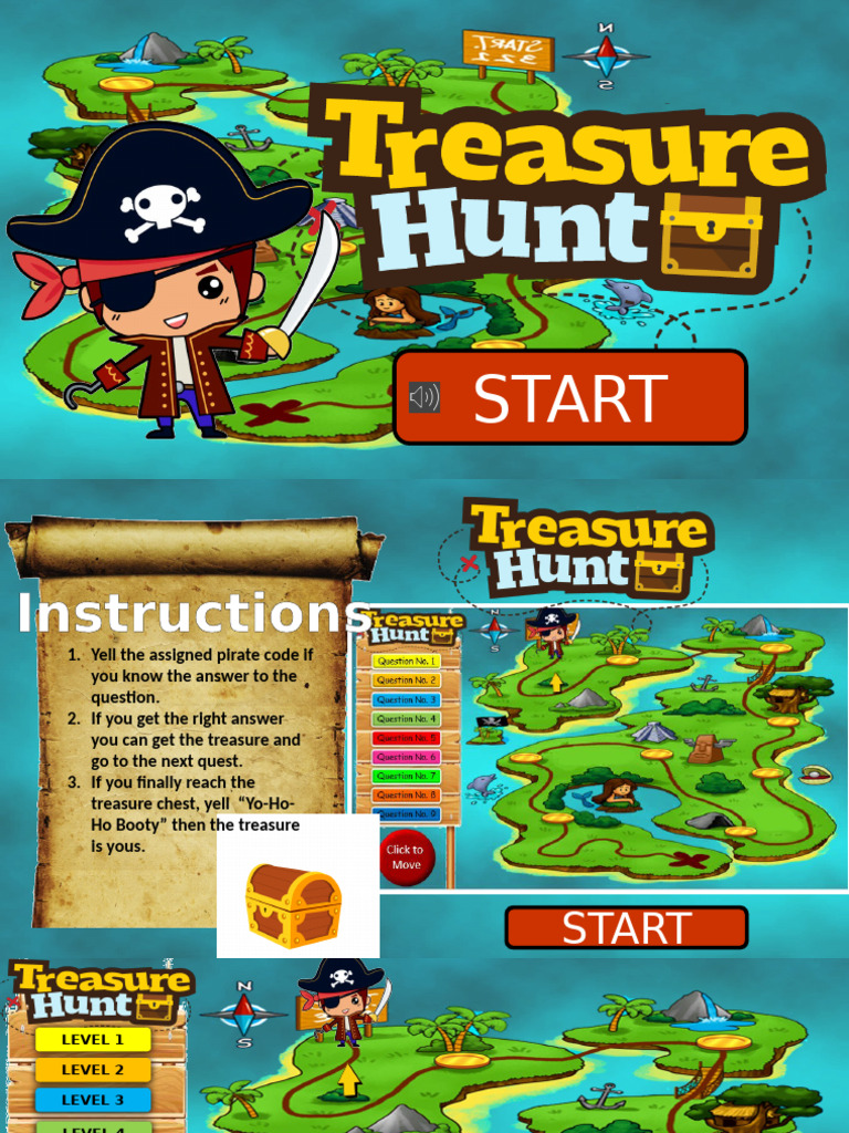 Treasure Hunting Pirate Game | PDF