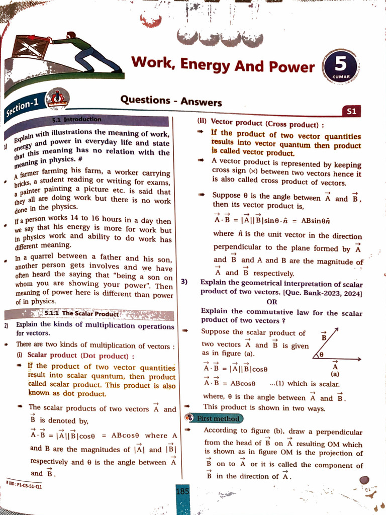 CH - 5 Work, Energy, and Power | PDF