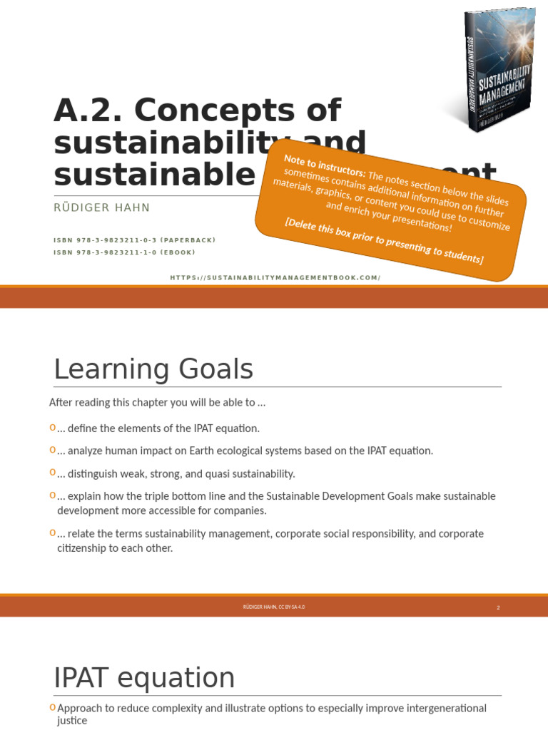 Understanding Sustainability Concepts | PDF | Sustainability ...