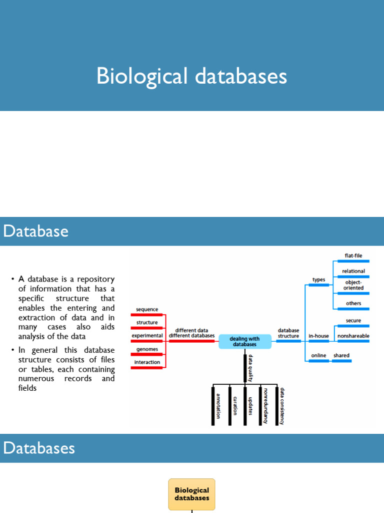 Biological Databases 2 | PDF | Databases | Relational Database