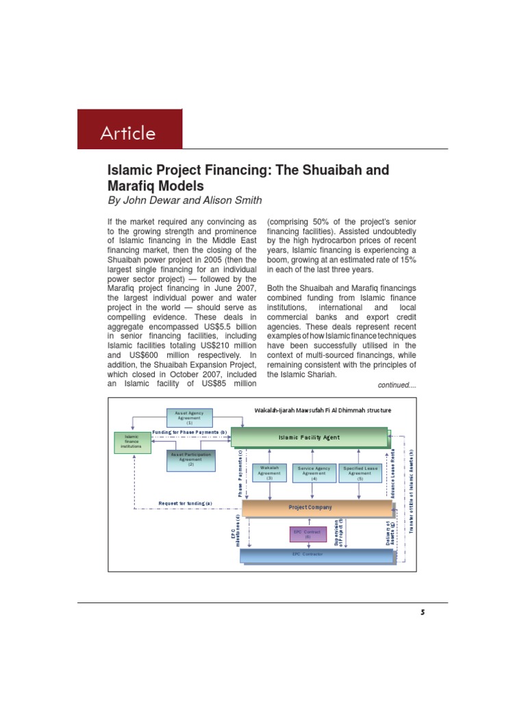 Islamic Finance Models | PDF | Islamic Banking And Finance | Project ...