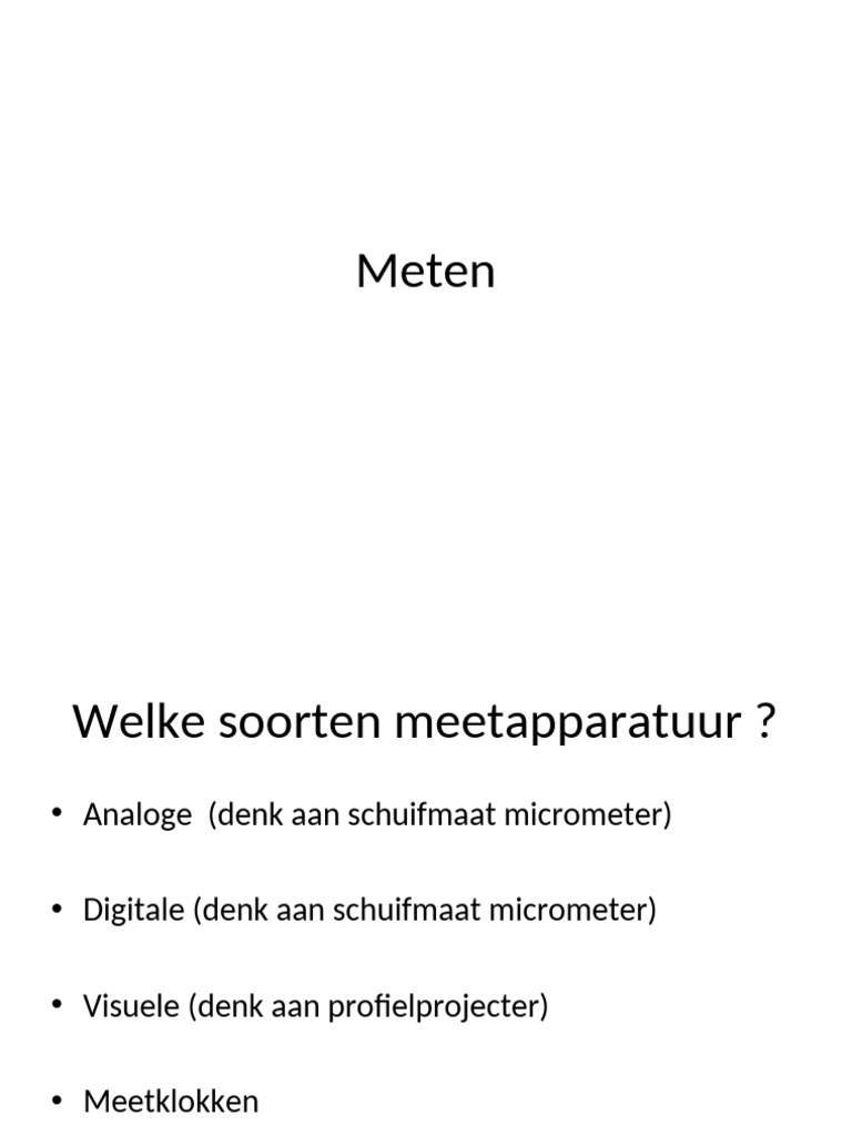 Meten.ppt | PDF