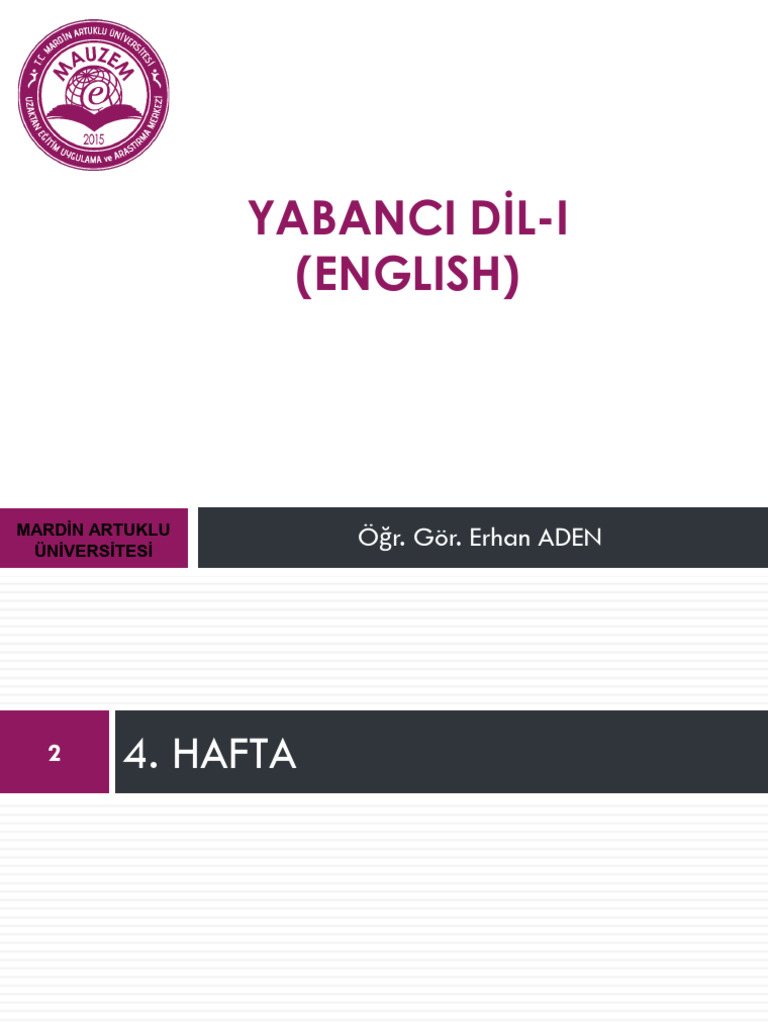 Week 4 - Indefinite and Definite Article Demonstrative Pronouns There ...