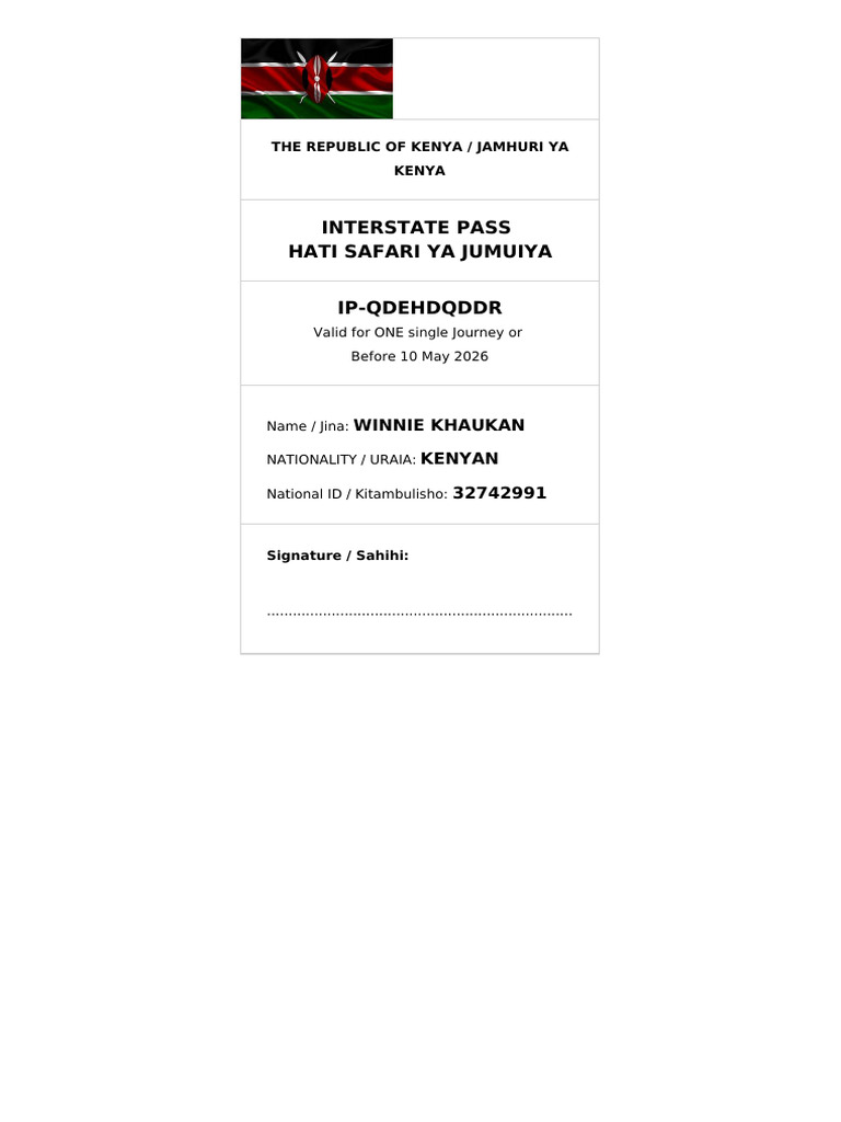 Ip Qdehdqddr Interstate Pass | PDF
