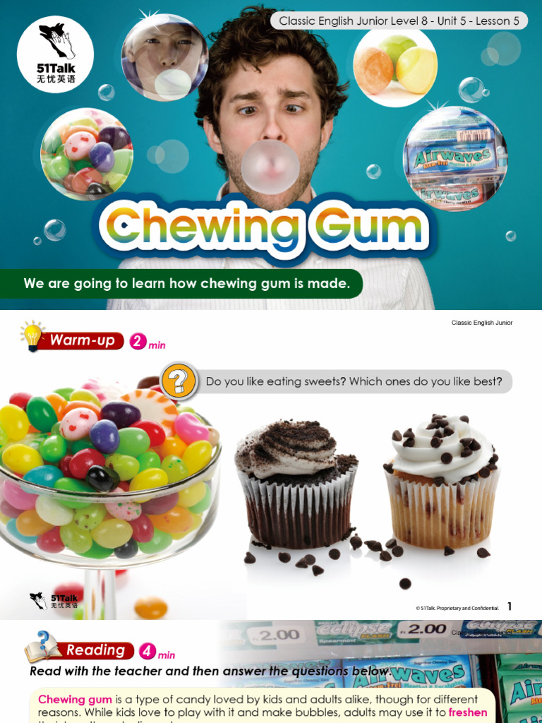 Lesson 5 Chewing Gum | PDF