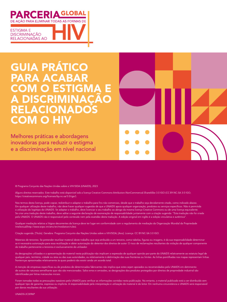 Combate ao Estigma do HIV: Guia Prático | PDF | HIV/AIDS | HIV