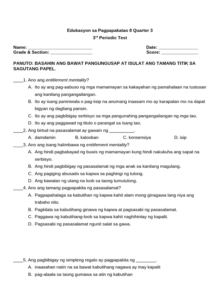 EsP8_Assessment_Q3 (1) | PDF
