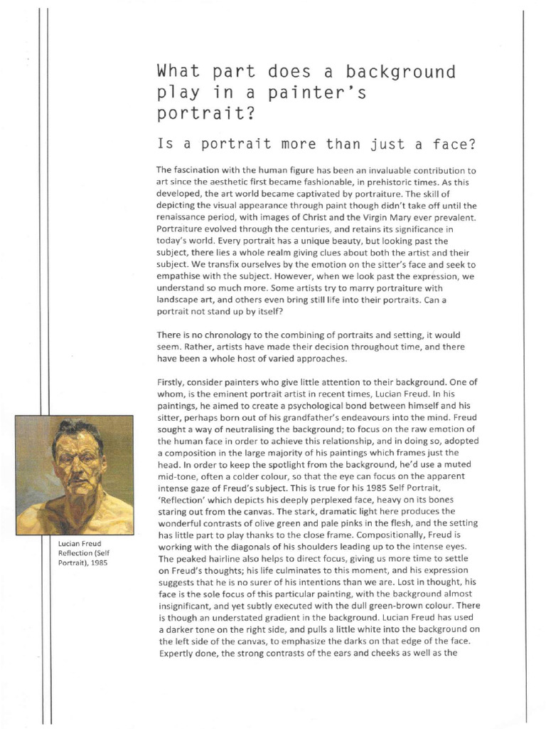 A2 Art Essay Example | PDF