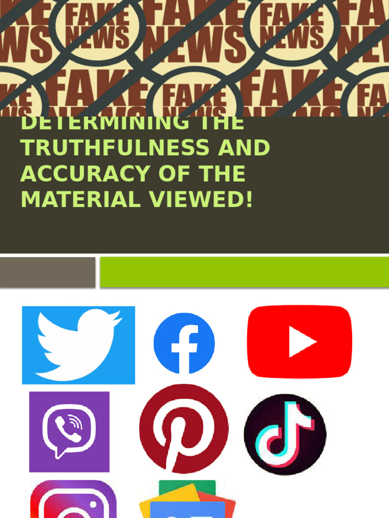 Spotting Fake News: A Guide to Accuracy | PDF