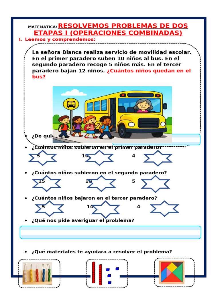 Problemas de Matemáticas para Niños | PDF