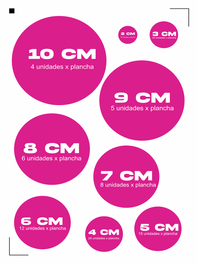 Molde Circulos | PDF