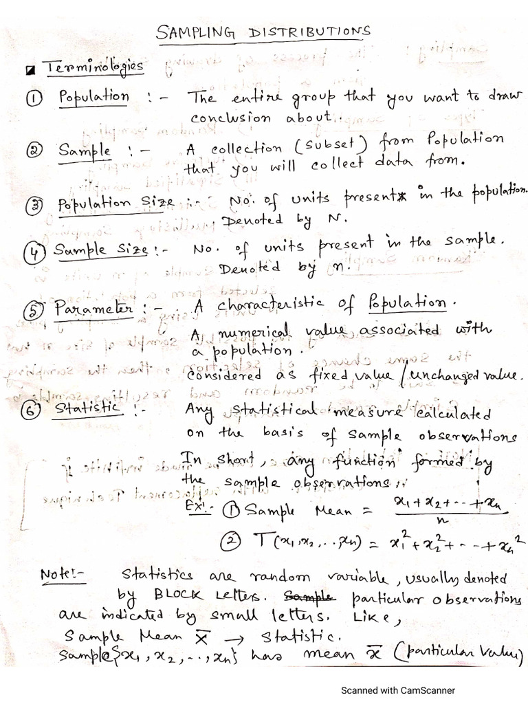1 - Sampling Distribution - Ds | PDF