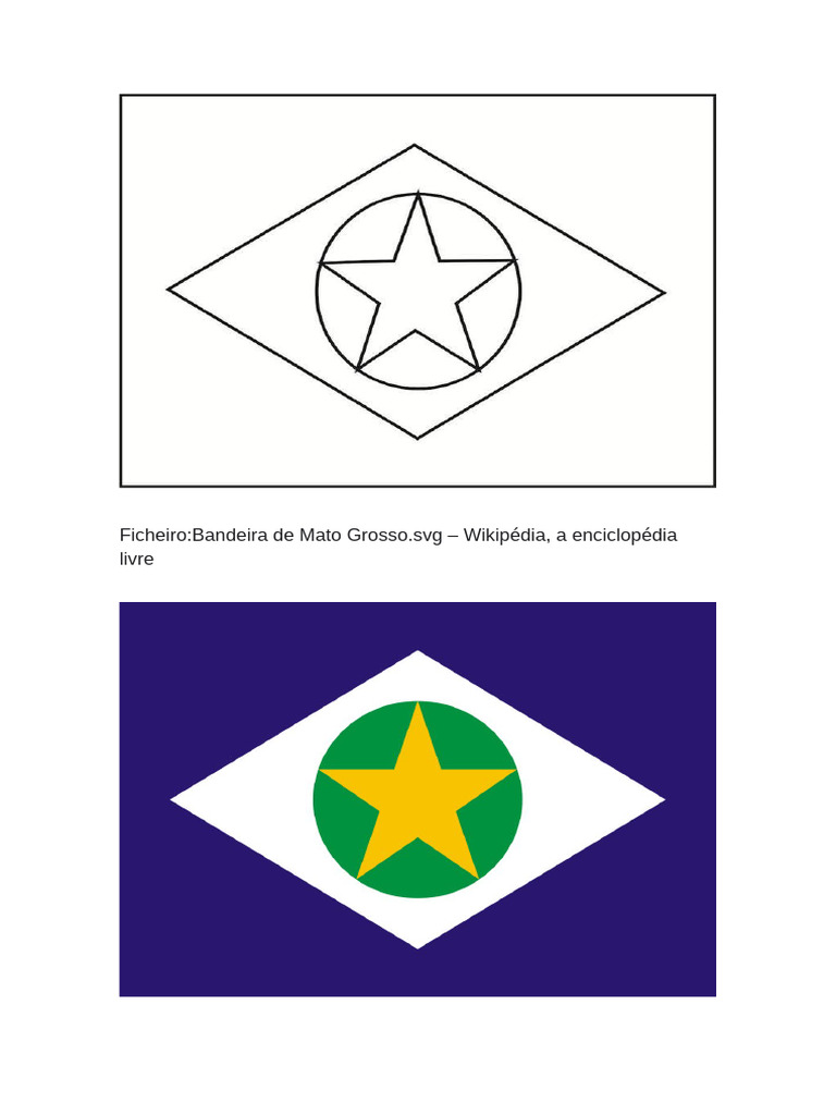 Bandeira Do Mato Grosso | PDF