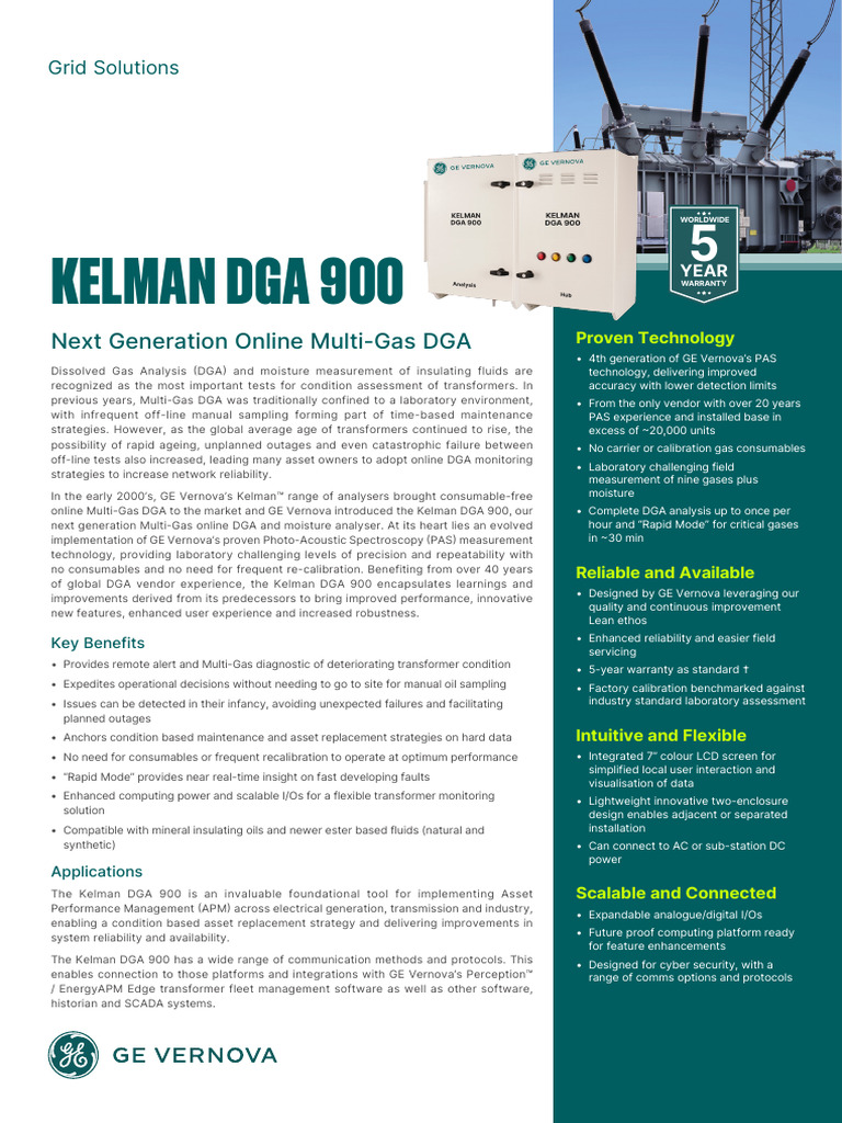 Kelman-DGA 900-brochure-EN-1599-202410-A4-R005-hr | PDF | Reliability Engineering