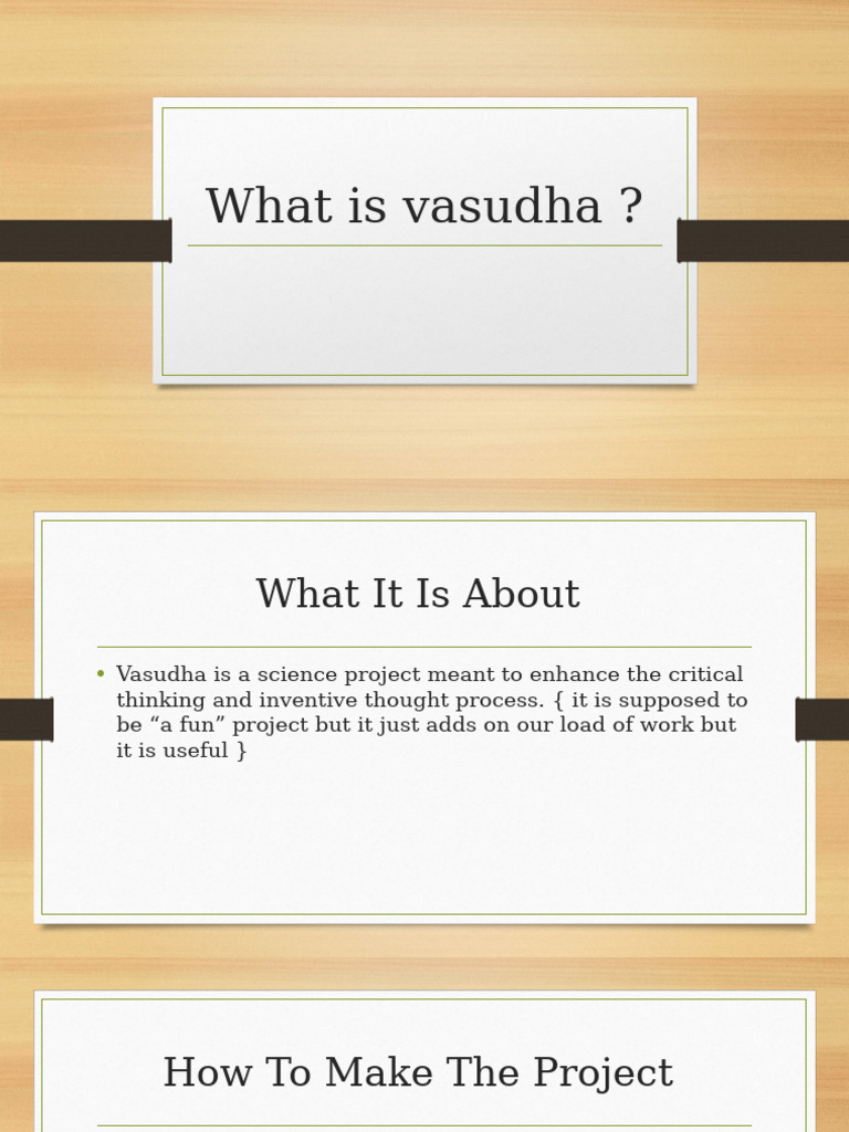 What Is Vasudha | PDF