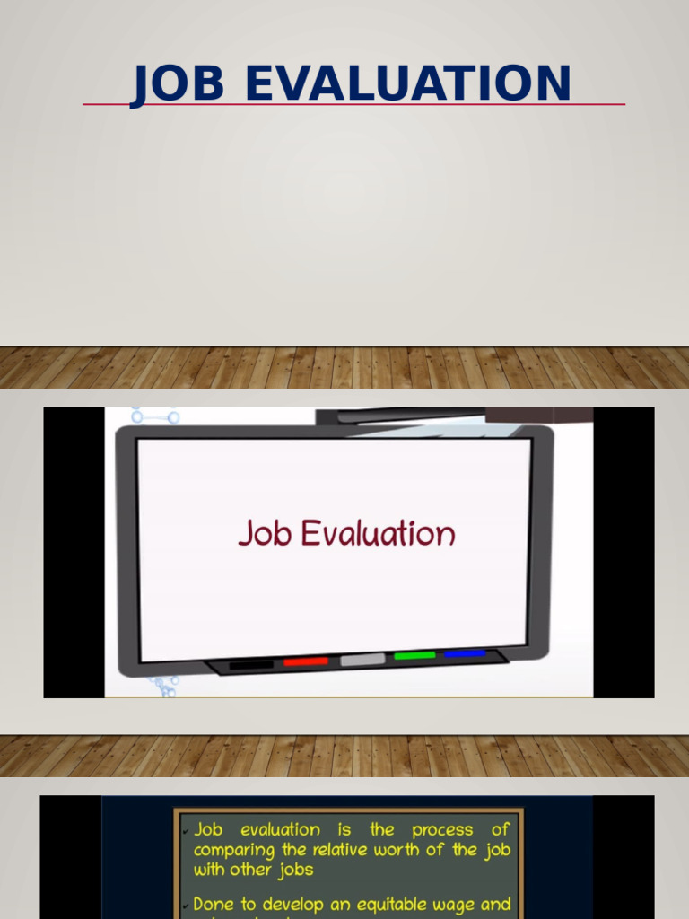 Job Evaluation Report Topics For An Bba Student | PDF
